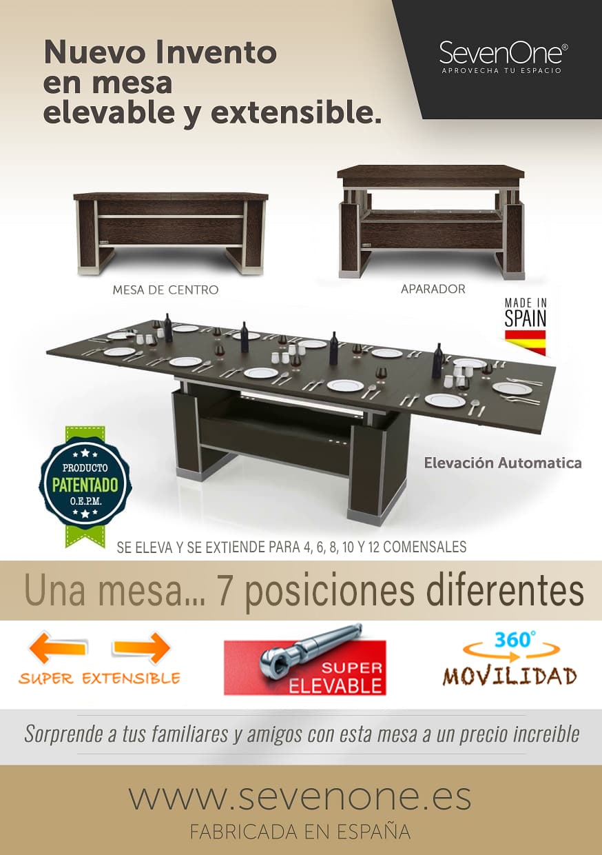 Mesa plegable | La mejor mesa extensible hecha en España